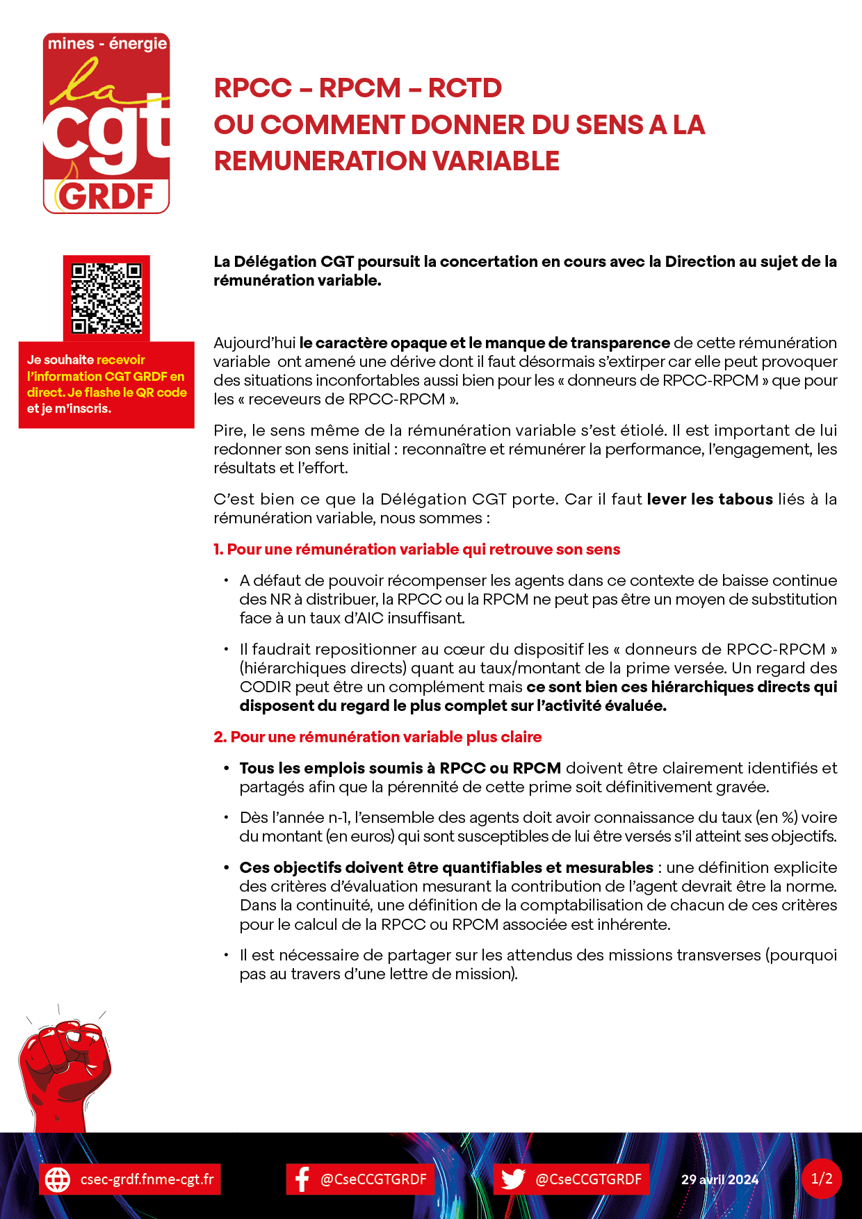 RPCC - RPCM - RCTD ou comment donner du sens à la rémunération variable ...